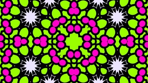 Abstract Flower Pattern Animated Backgro... | Stock Video | Pond5