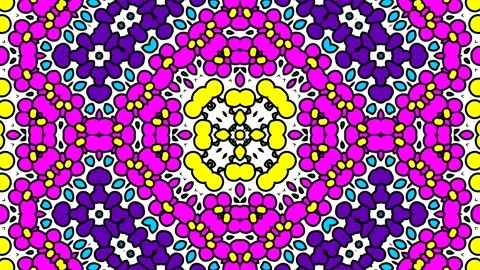 Abstract Flower Pattern Animated Backgro... | Stock Video | Pond5