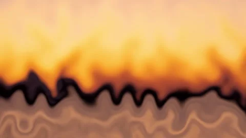 Abstract fluid animation of orange surfa... | Stock Video | Pond5
