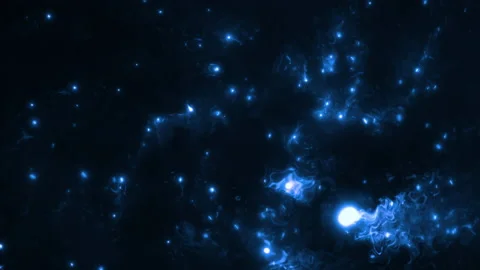 Abstract Futuristic Blue Plasma Artifici... | Stock Video | Pond5