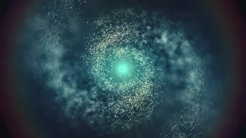 Abstract Galaxy Particles Tornado Animat... | Stock Video | Pond5