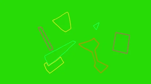 Geometry Green Screen Stock Video Footage | Royalty Free Geometry Green ...