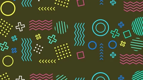 abstract geometry video background | Stock Video | Pond5