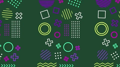 abstract geometry video background | Stock Video | Pond5