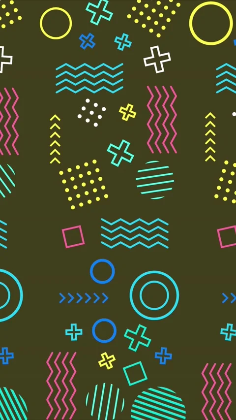 abstract geometry video background | Stock Video | Pond5