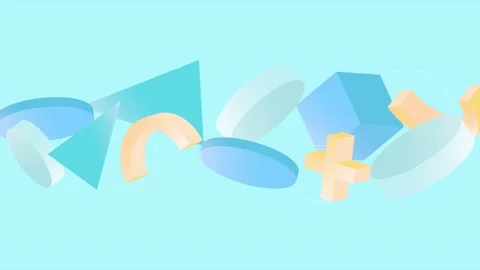 abstract geometry video background | Stock Video | Pond5