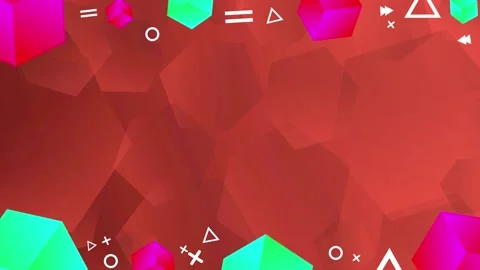 abstract geometry video background | Stock Video | Pond5