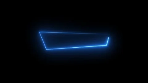 Abstract glowing line frame, animated mo... | Stock Video | Pond5