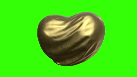 Abstract gold heart. Animation for Valen... | Stock Video | Pond5