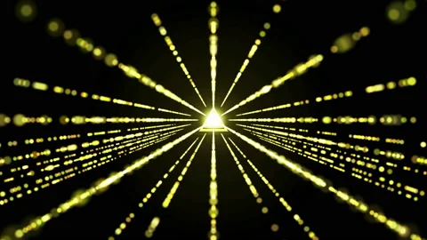 Abstract gold lines grid glitter animati... | Stock Video | Pond5