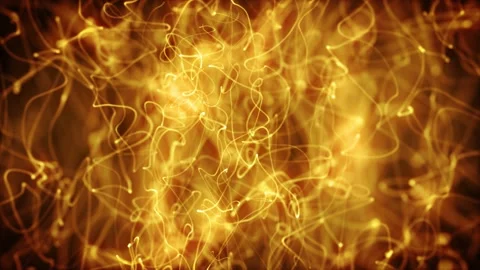 Abstract Gold Strings Waving Fx Backgrou... | Stock Video | Pond5