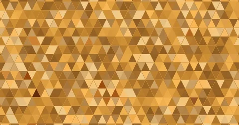 Abstract gold triangle pattern backgroun... | Stock Video | Pond5