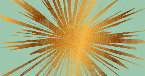 Abstract golden grunge sun concept art m... | Stock Video | Pond5