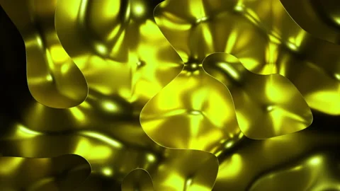 Abstract golden liquid is moving. Design... | Stock Video | Pond5