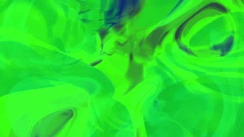 Abstract green acid fluid looped flowing... | Stock Video | Pond5