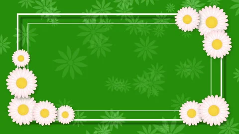 Abstract green background with frame and... | Stock Video | Pond5