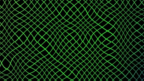 Abstract green grid lines animated on a ... | Stock Video | Pond5