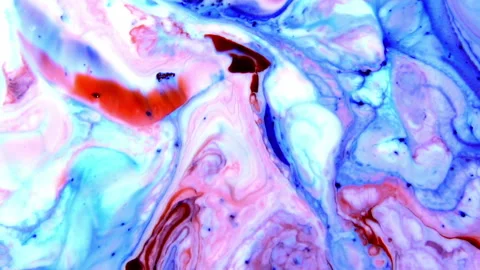 Abstract Infinity Arty Pattern Paint Liq... | Stock Video | Pond5