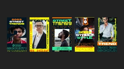 Abstract Instagram Reels ~ After Effects Template #247797318