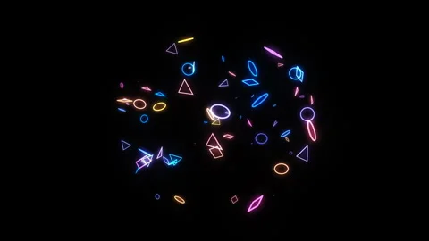 Abstract intro background animation of 3... | Stock Video | Pond5