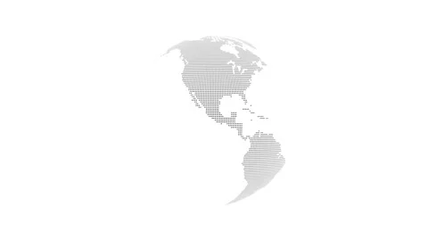 Abstract Inverted Pixelated Earth Rotati... | Stock Video | Pond5