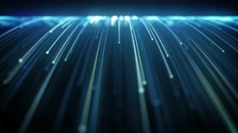 Abstract Light Fiber Strings Flowing Bac... | Stock Video | Pond5