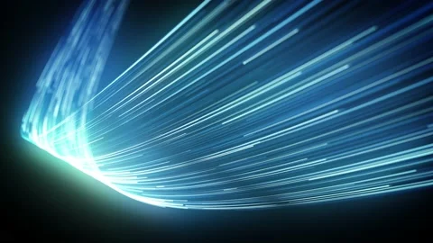 Abstract Light Fiber Strings Flowing Bac... | Stock Video | Pond5