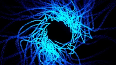 Abstract light lines animation | Stock Video | Pond5