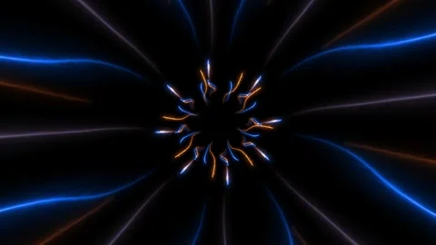 abstract lines animated in black backgro... | Stock Video | Pond5
