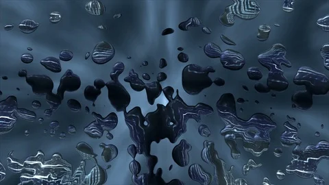 Abstract Liquid Structures Background | Stock Video | Pond5