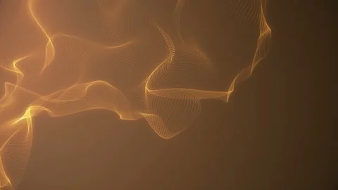 Abstract loopable Gold cg motion waving ... | Stock Video | Pond5
