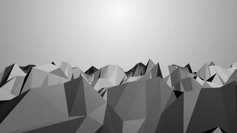 abstract low poly black background. | Stock Video | Pond5