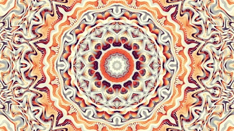 Abstract mandala loop 4k background. Ret... | Stock Video | Pond5