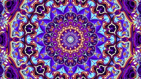 Abstract mandala loop 4k background. Ret... | Stock Video | Pond5