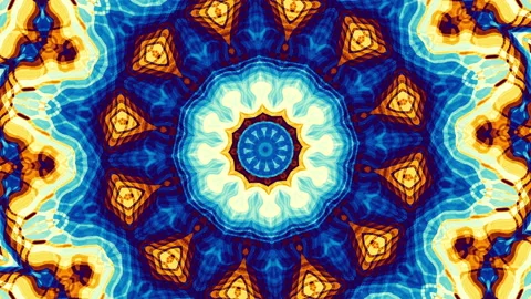 Abstract mandala loop 4k background. Ret... | Stock Video | Pond5