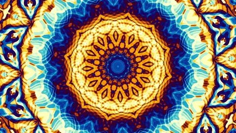 Abstract mandala loop 4k background. Ret... | Stock Video | Pond5