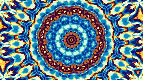 Abstract mandala loop 4k background. Ret... | Stock Video | Pond5
