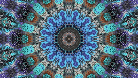 Abstract mandala loop 4k background. Ret... | Stock Video | Pond5