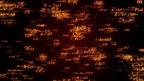 Abstract Mathematical Formulas Animation... | Stock Video | Pond5