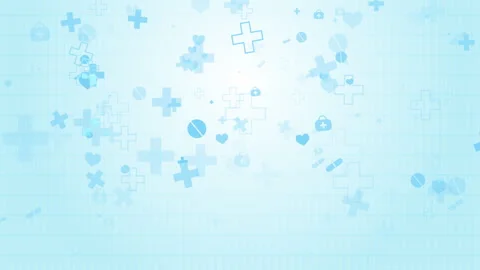 Abstract medical animation with hospital... | Stock Video | Pond5