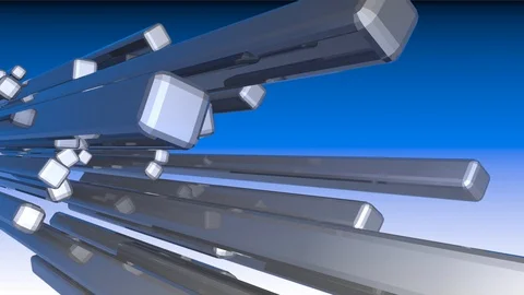 Abstract Metallic Moving Bars Background... | Stock Video | Pond5