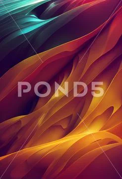 Abstract modern waves pattern: Graphic #221454225