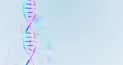 Abstract molecule dna background animati... | Stock Video | Pond5