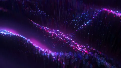 Abstract motion background. Violet objec... | Stock Video | Pond5