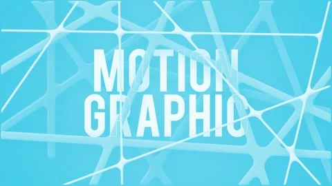 Abstract Motion Graphics - Blue Lines | Stock Video | Pond5