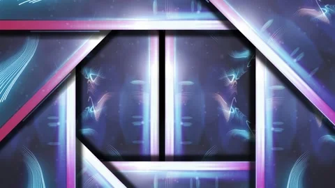 abstract moving blocks with energy flow ... | Stock Video | Pond5