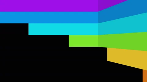 Rainbow Stripes Background Stock Video Footage | Royalty Free Rainbow ...
