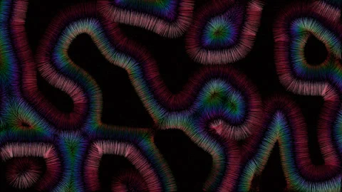 Abstract multicolored neural network fly... | Stock Video | Pond5