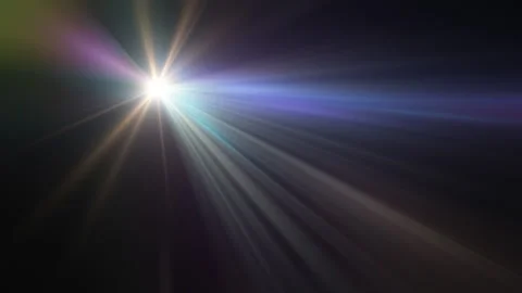 Abstract multicolored optical lens flare... | Stock Video | Pond5