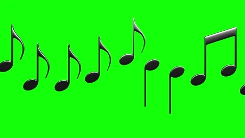 Music Notes Green Screen Stock Videos – Royalty-Free HD & 4K Videos | Pond5